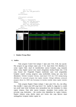 Control unit dan register output | DOCX