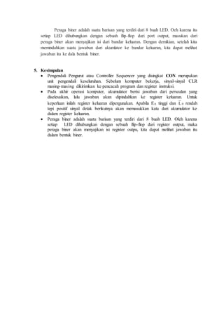 Control unit dan register output | DOCX
