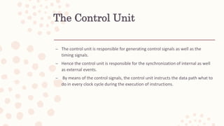 Control unit design(1) | PPT
