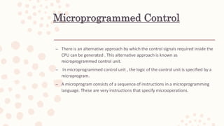 Control unit design(1) | PPT
