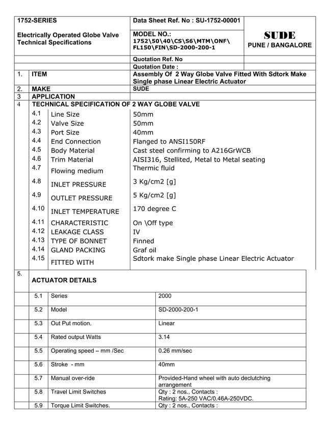 Control valve | PDF