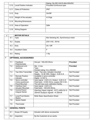 Control valve | PDF