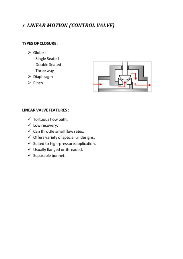 Control valve | DOCX | Consumer Electronics | Technology & Computing