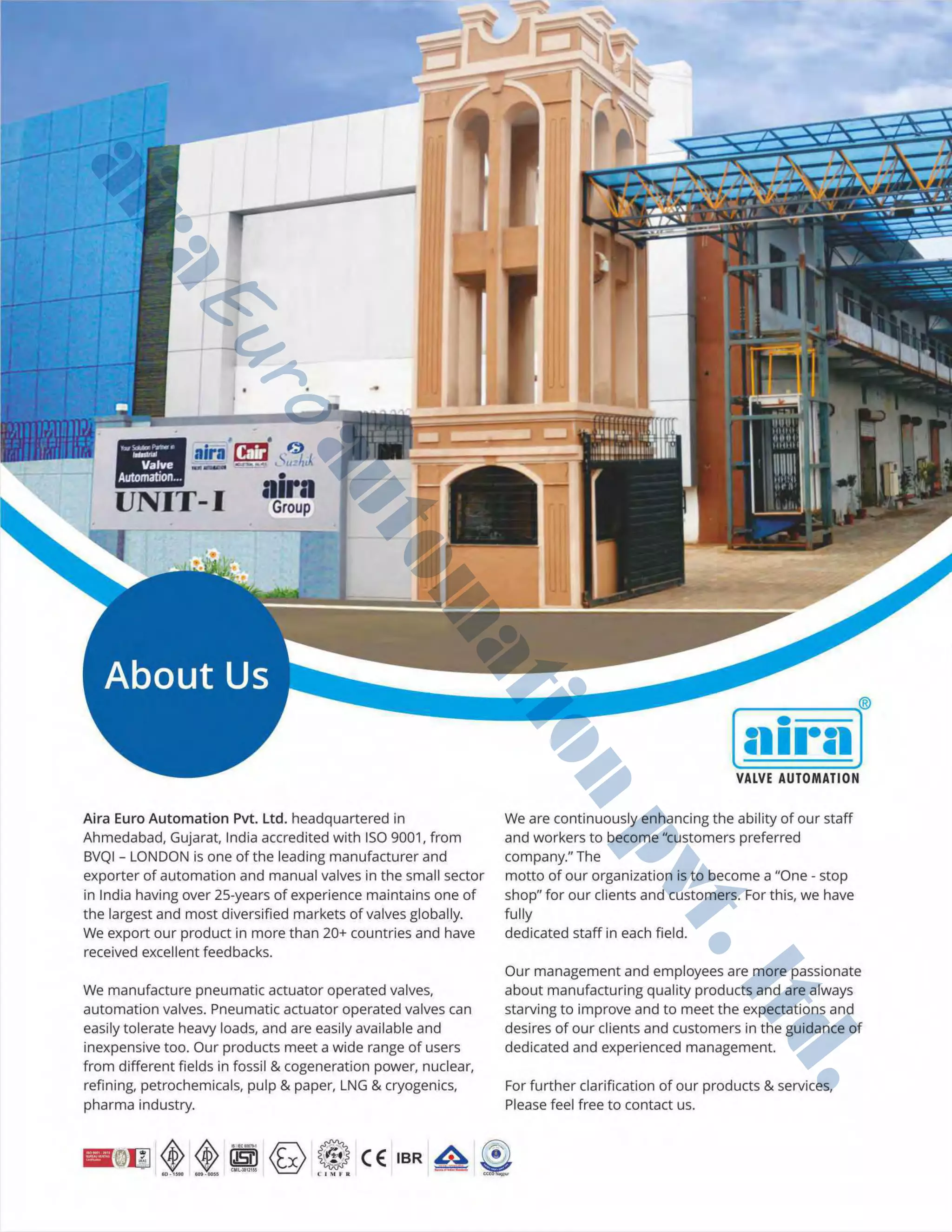 Aira's Pneumatic Control Valve | PDF