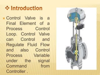 Control valve Working and Types with Parts. Terms use in Control Valve ...