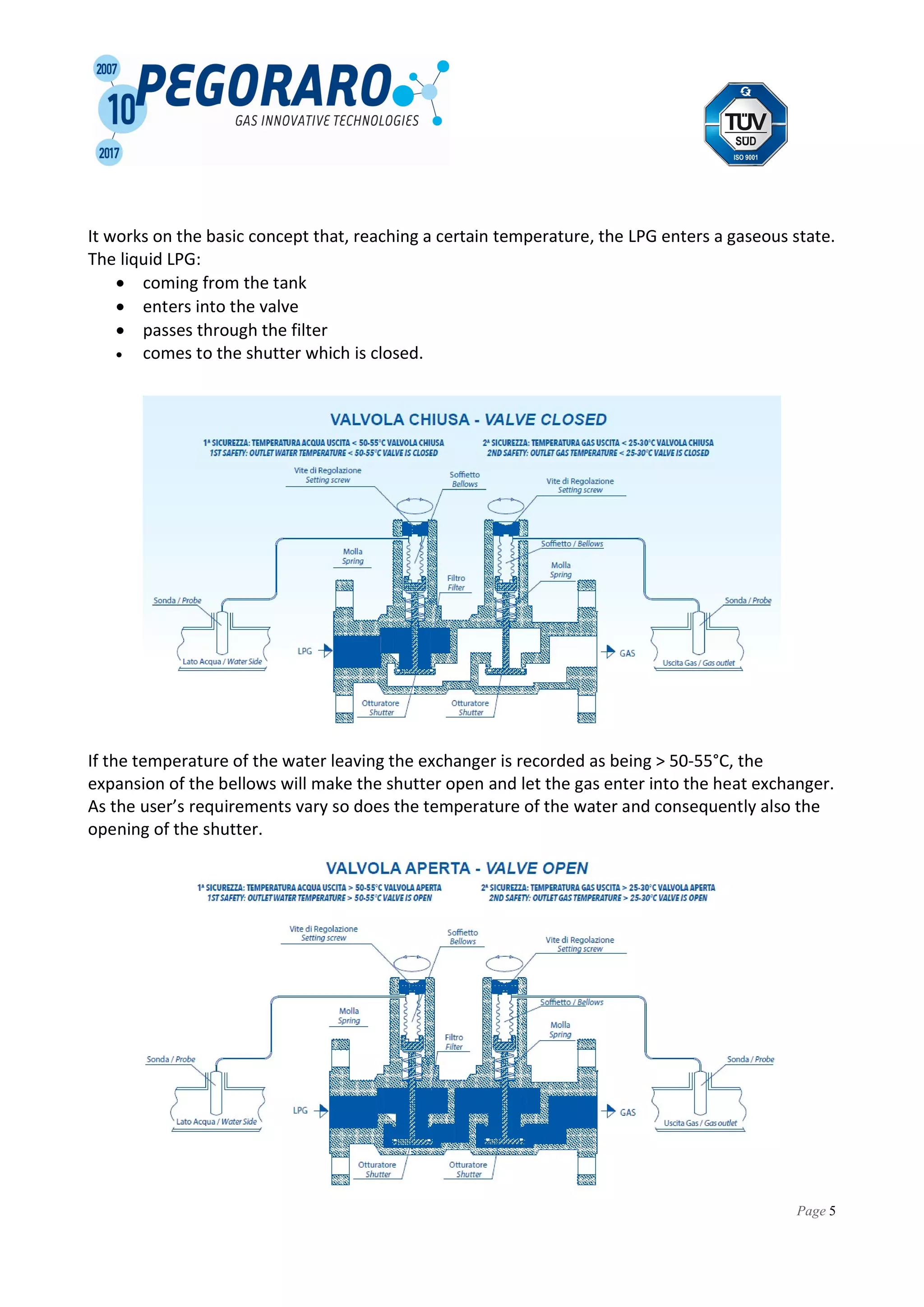Lpg liquid control valve mechanical operation | PDF