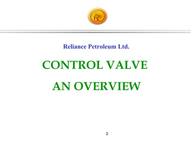 Control valve presentation | PPT | Sports