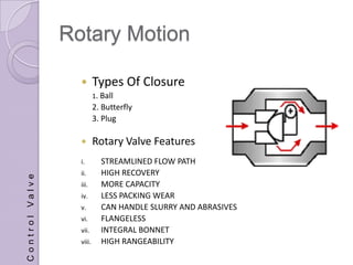 Control Valves | PPTX
