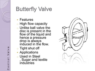Control Valves | PPTX