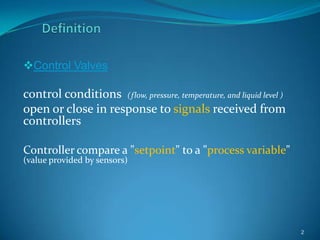 Control valves | PPTX