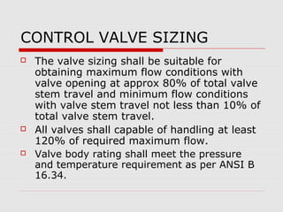 Control valves | PPT