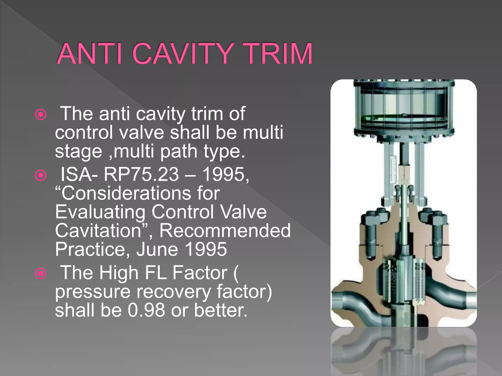 Control Valve and Types of caged trims | PPTX