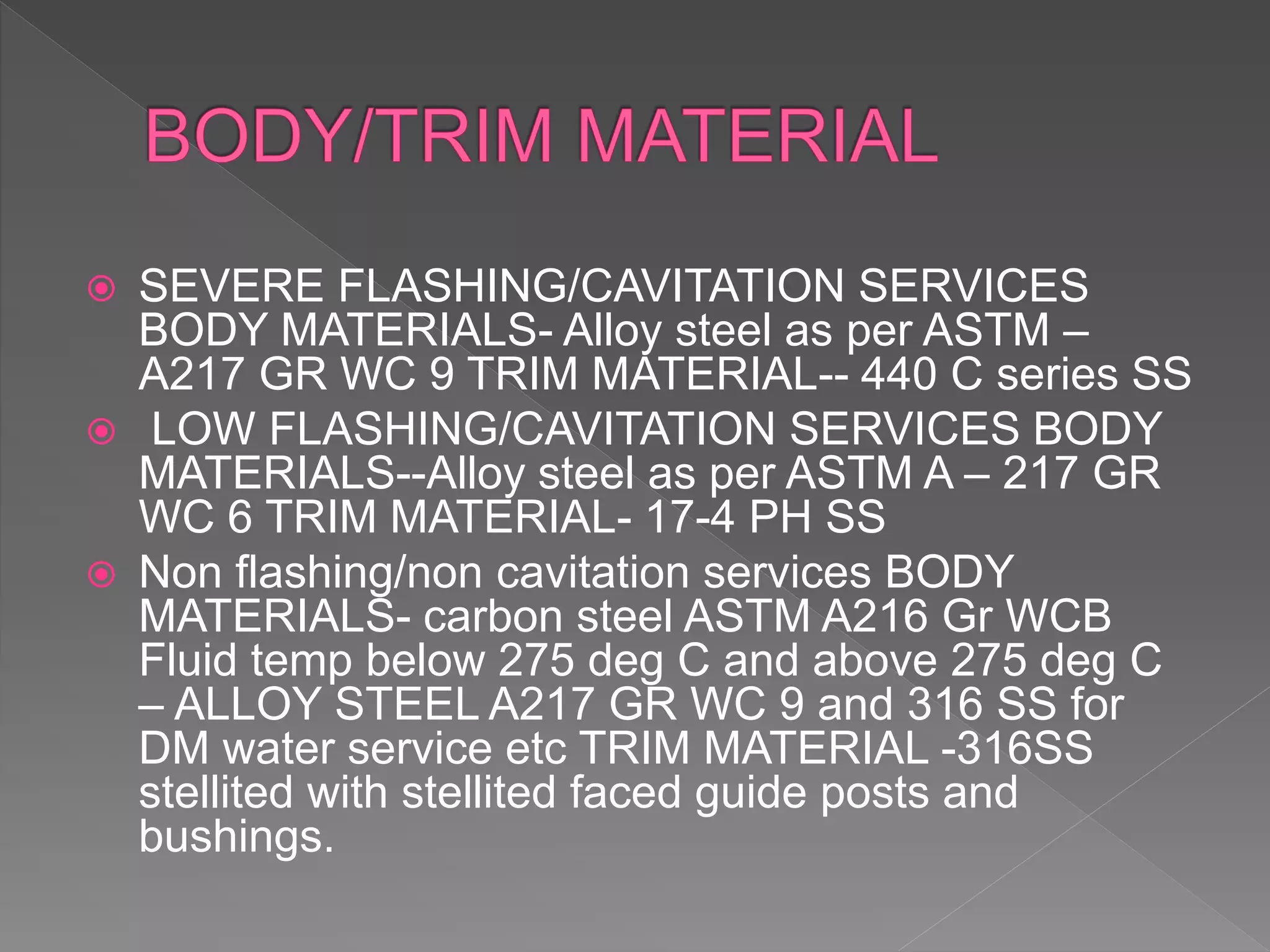 Control Valve and Types of caged trims | PPTX