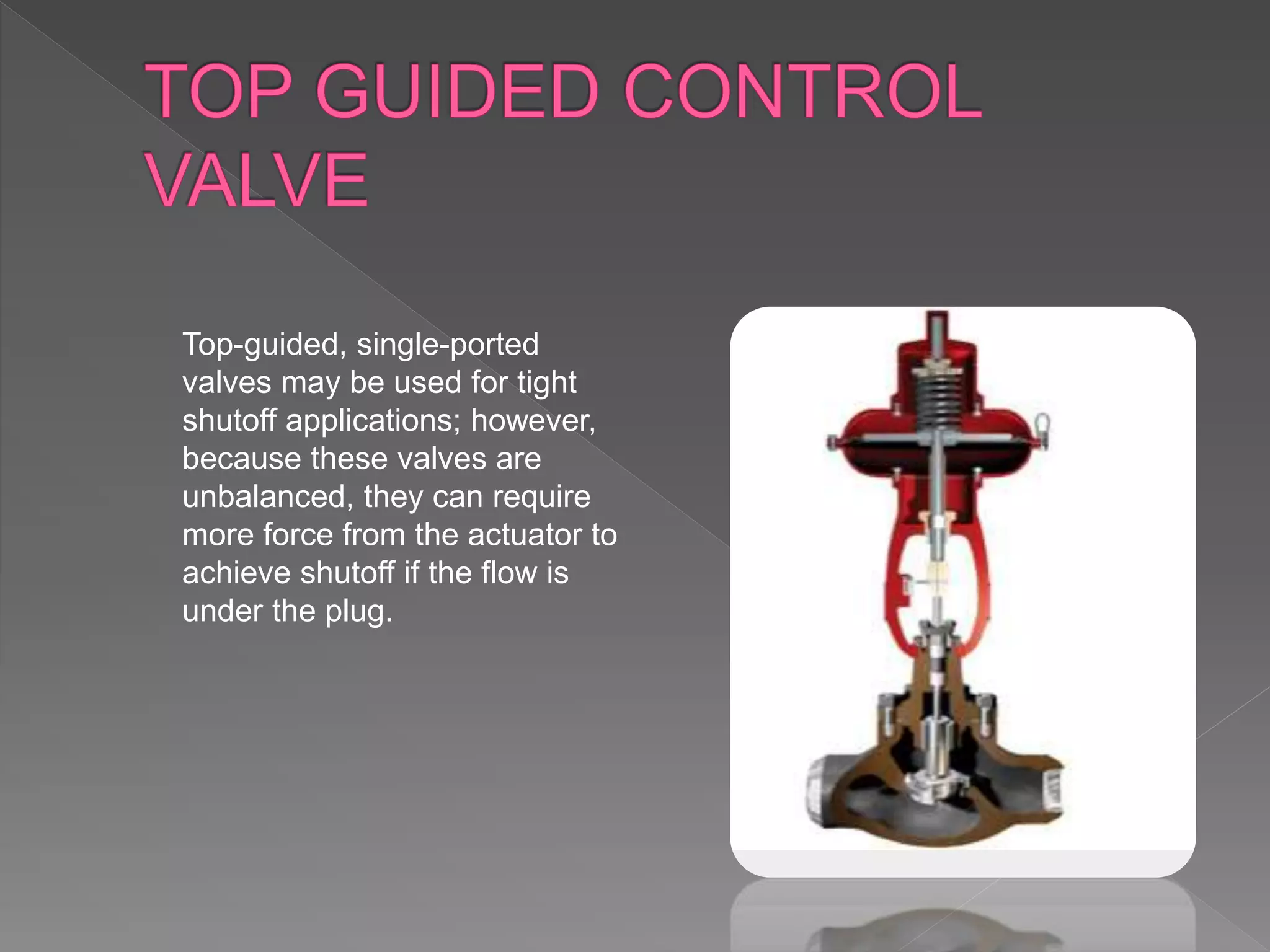 Control Valve and Types of caged trims | PPTX
