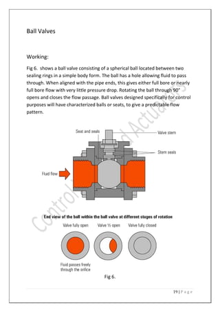 Control Valves And Actuators | PDF