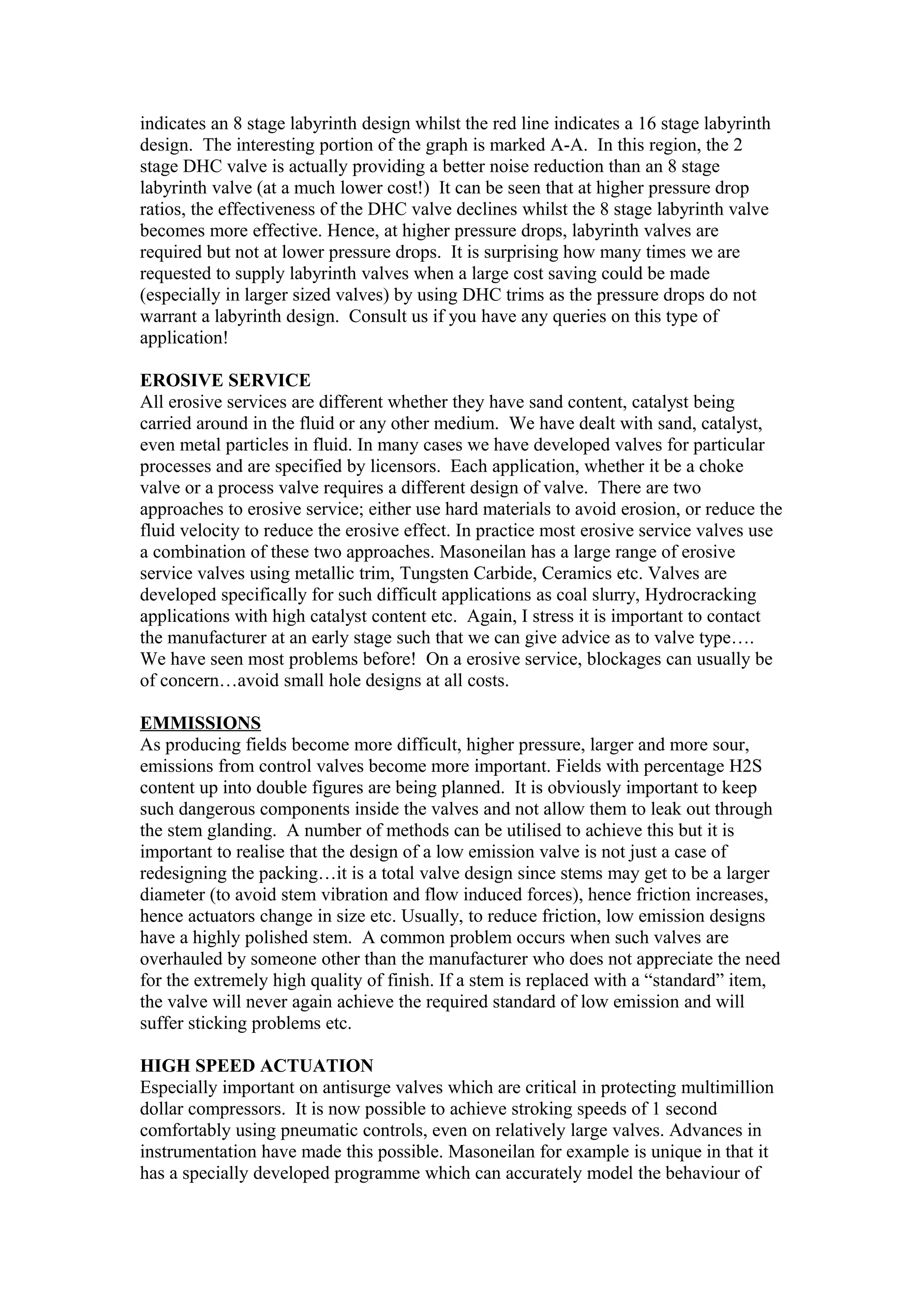 Control valve selection article | DOC