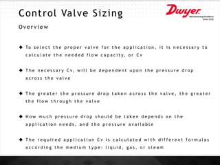 Control Valve Sizing | PPTX