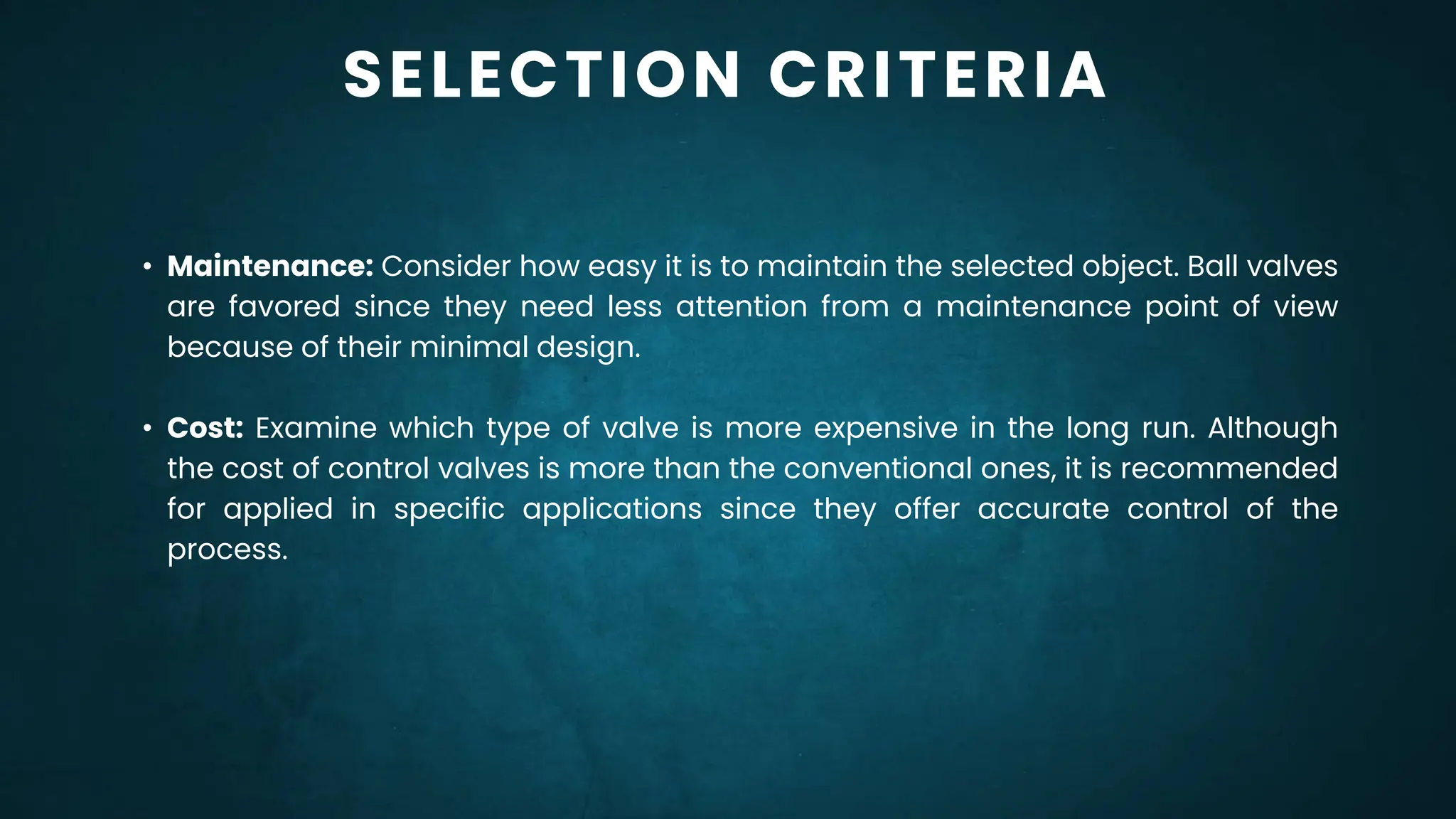CONTROL VALVES VS BALL VALVES KEY DIFFERENCES AND SELECTION CRITERIA | PPT