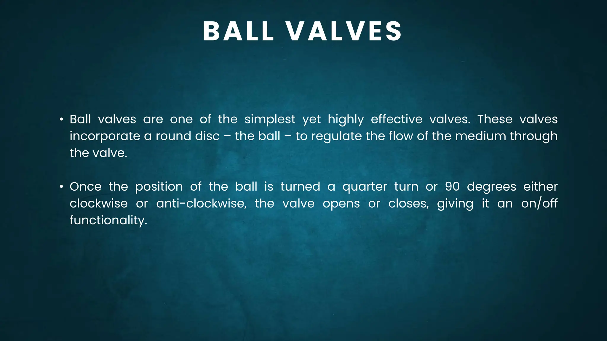 CONTROL VALVES VS BALL VALVES KEY DIFFERENCES AND SELECTION CRITERIA | PPT