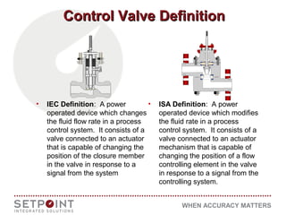 Control Valve Types | PPT