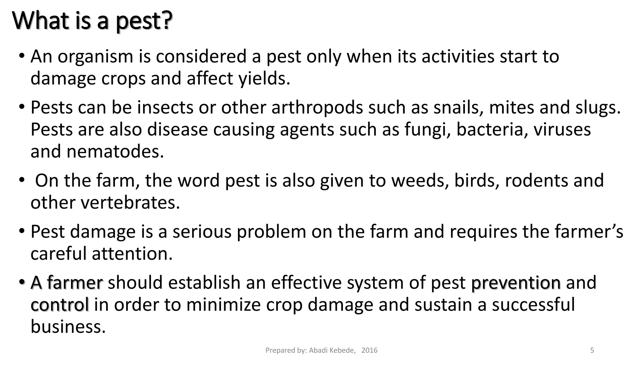 Control weeds, diseases and insects in field crops | PPTX
