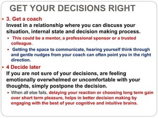 Control Your Emotions to Control Your Career | PPT