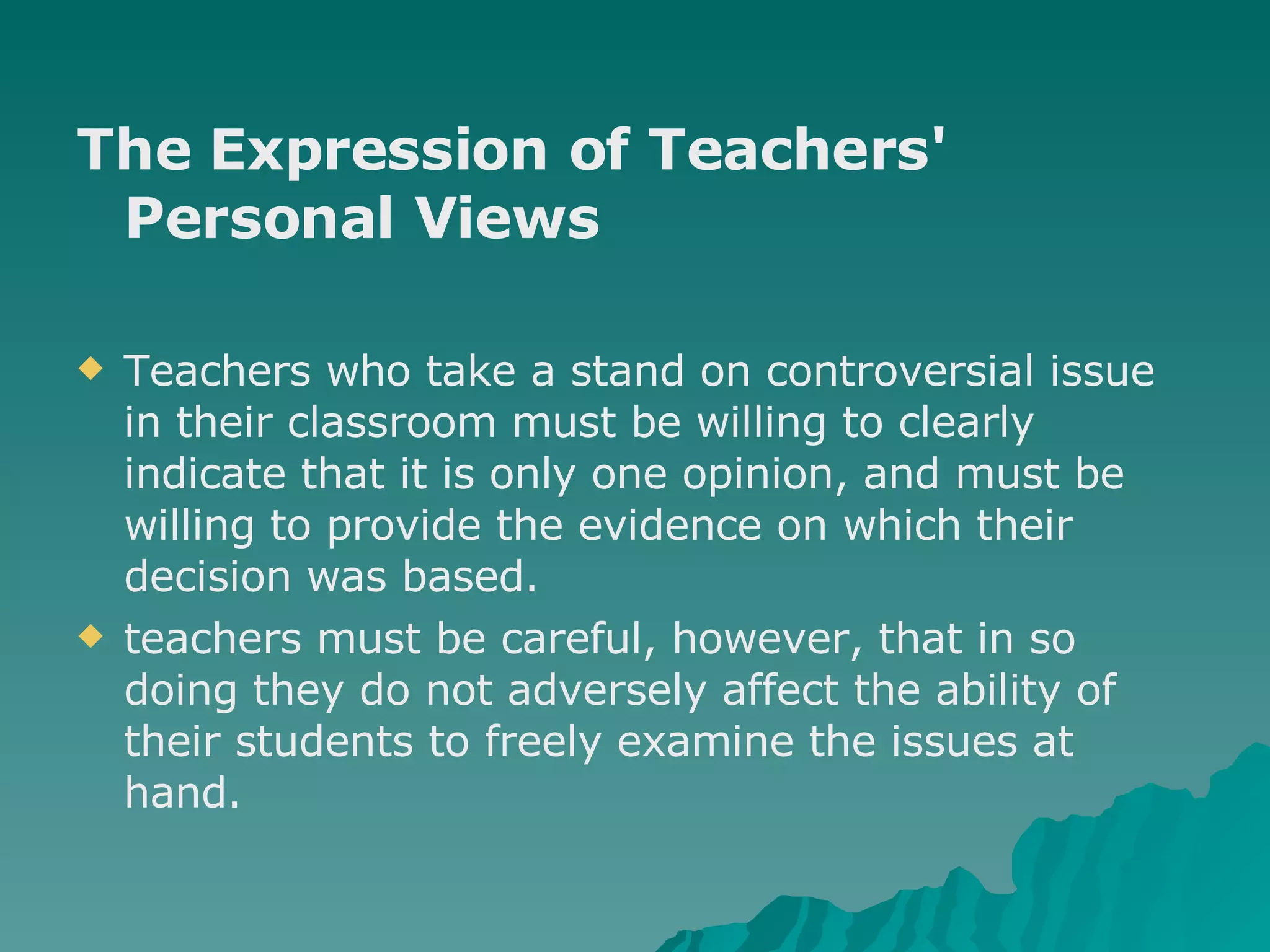 Controversial Issues In The Social Studies Classroom | PPT