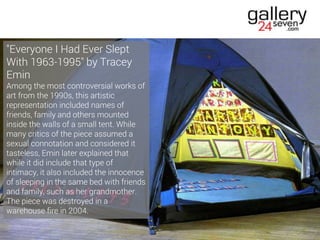 Gallery 24Seven: Controversial Art | PDF