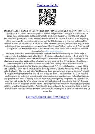 Controversial Essays | PDF