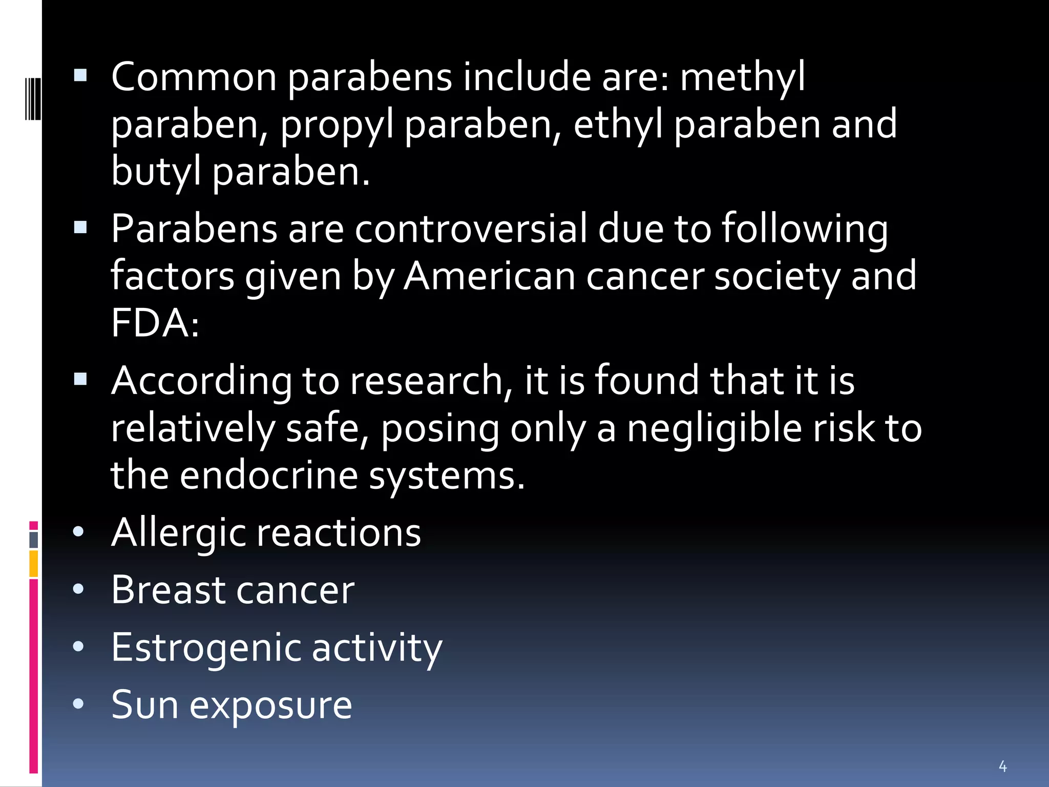 Controversial ingredients | PPTX