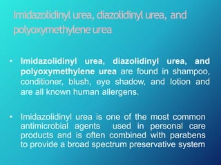 Controversial ingredients of cosmetics | PPTX