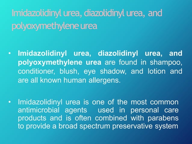 Controversial ingredients of cosmetics | PPTX