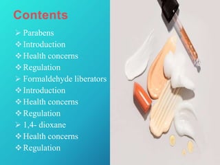 Controversial ingredients of cosmetics | PPTX