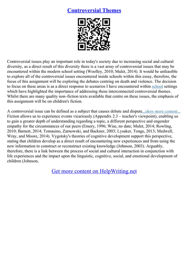 Controversial Issue Essay | PDF | Religion & Spirituality