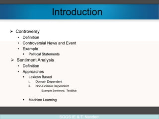 Controversial news detection | PPTX