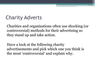 Controversial print advertising | PPTX