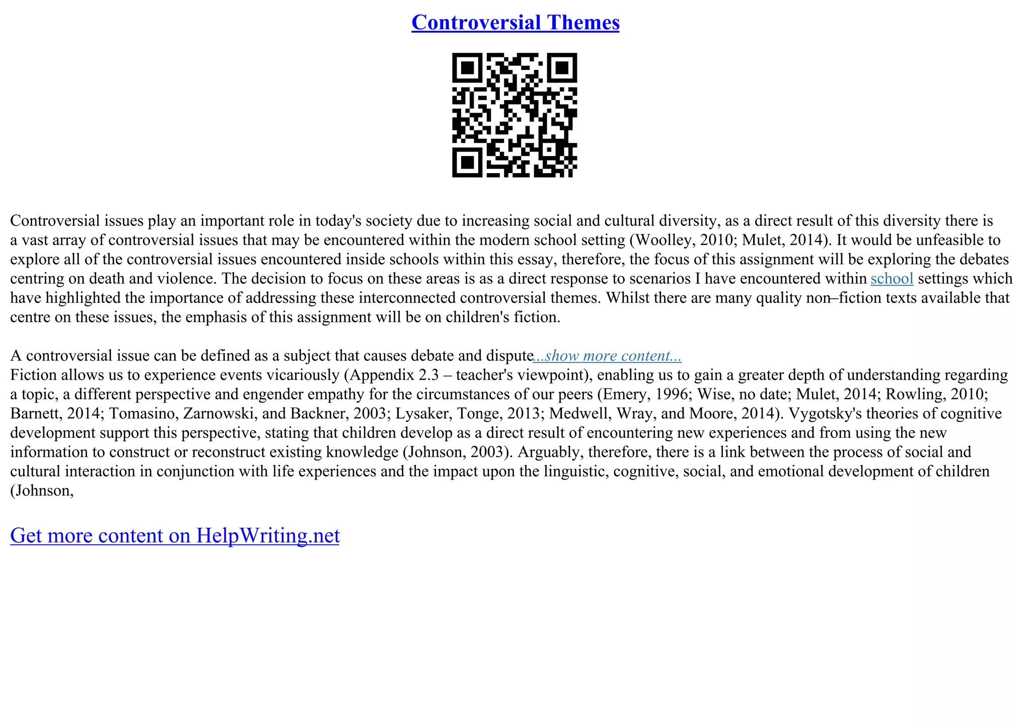 Controversial Themes | PPT