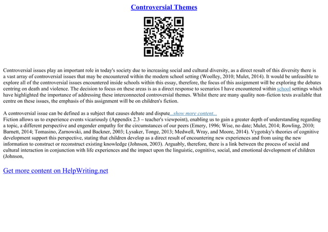 Controversial Themes | PPT