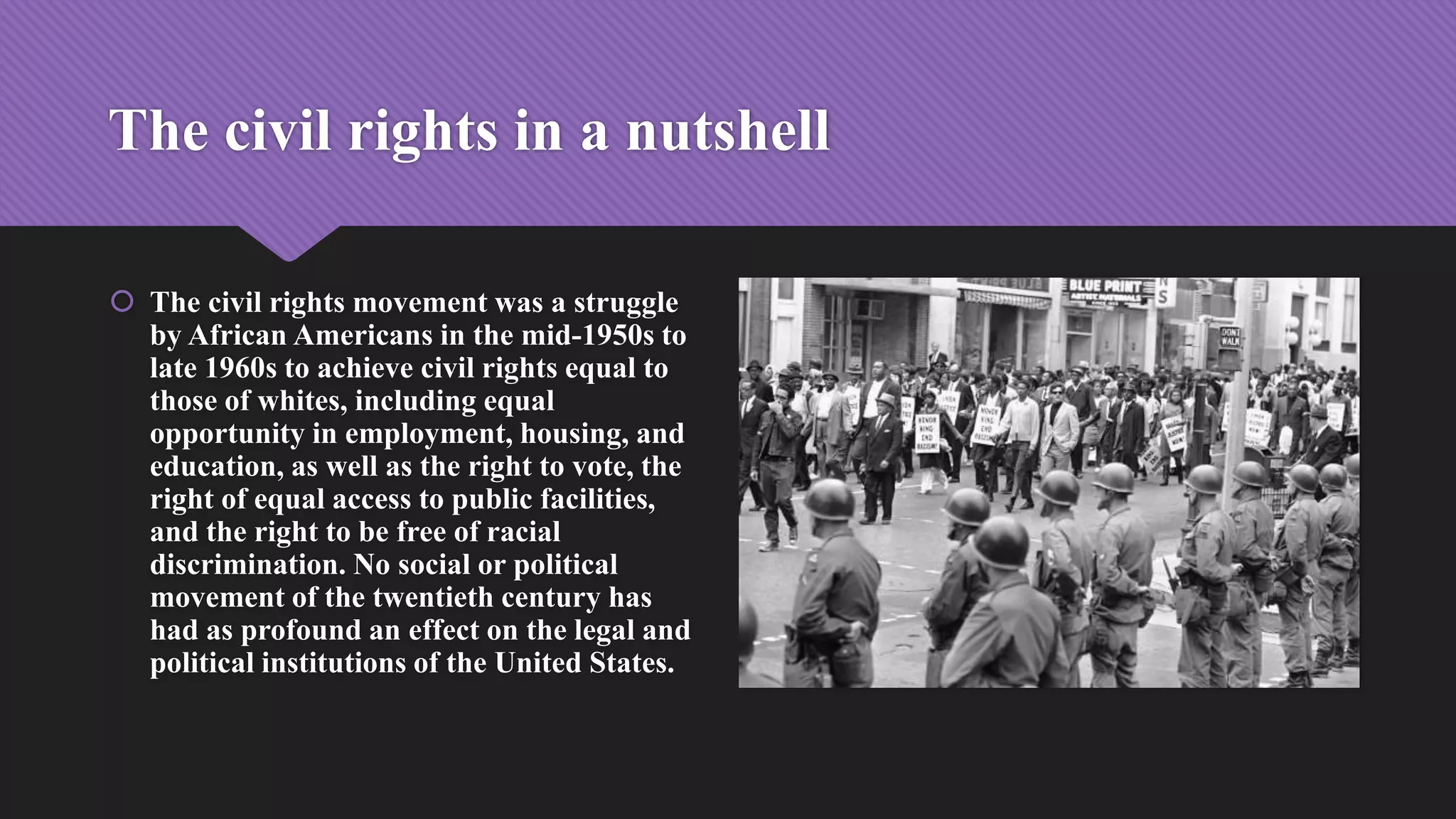 Controversies and interpretations of civil rights | PPTX