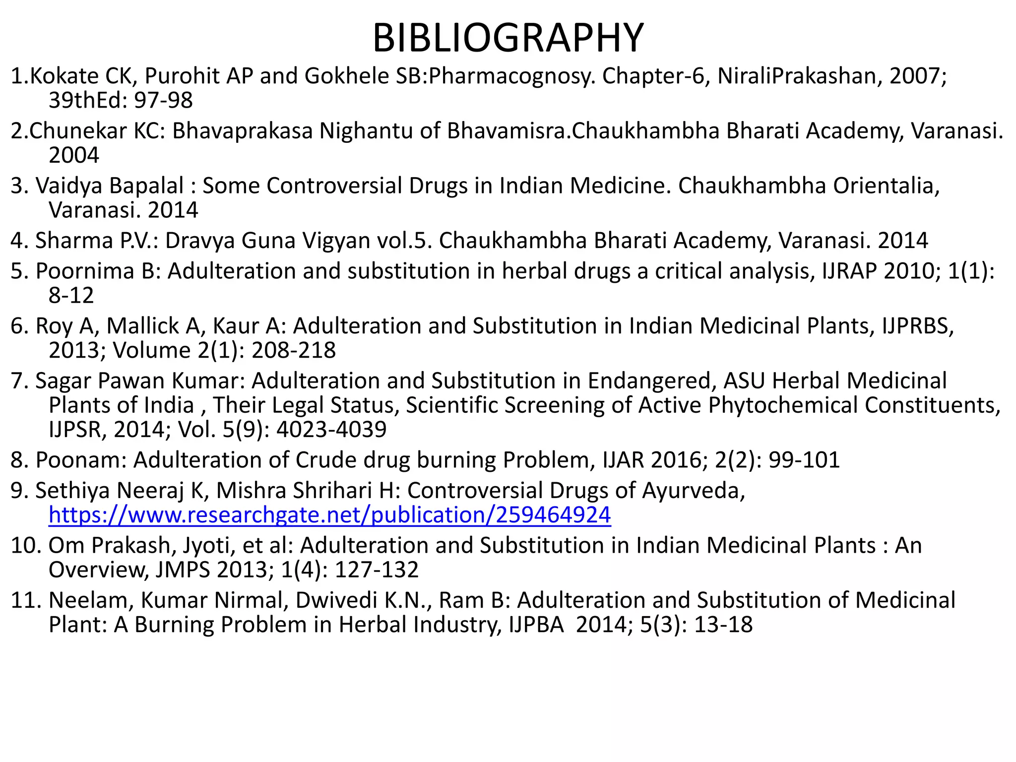 Controversy, adulteration and substitution | PPTX