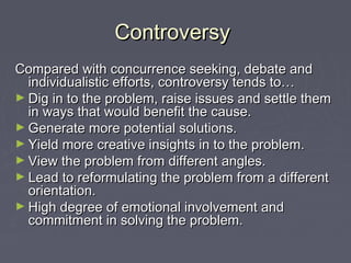 Controversy and creativity | PPT