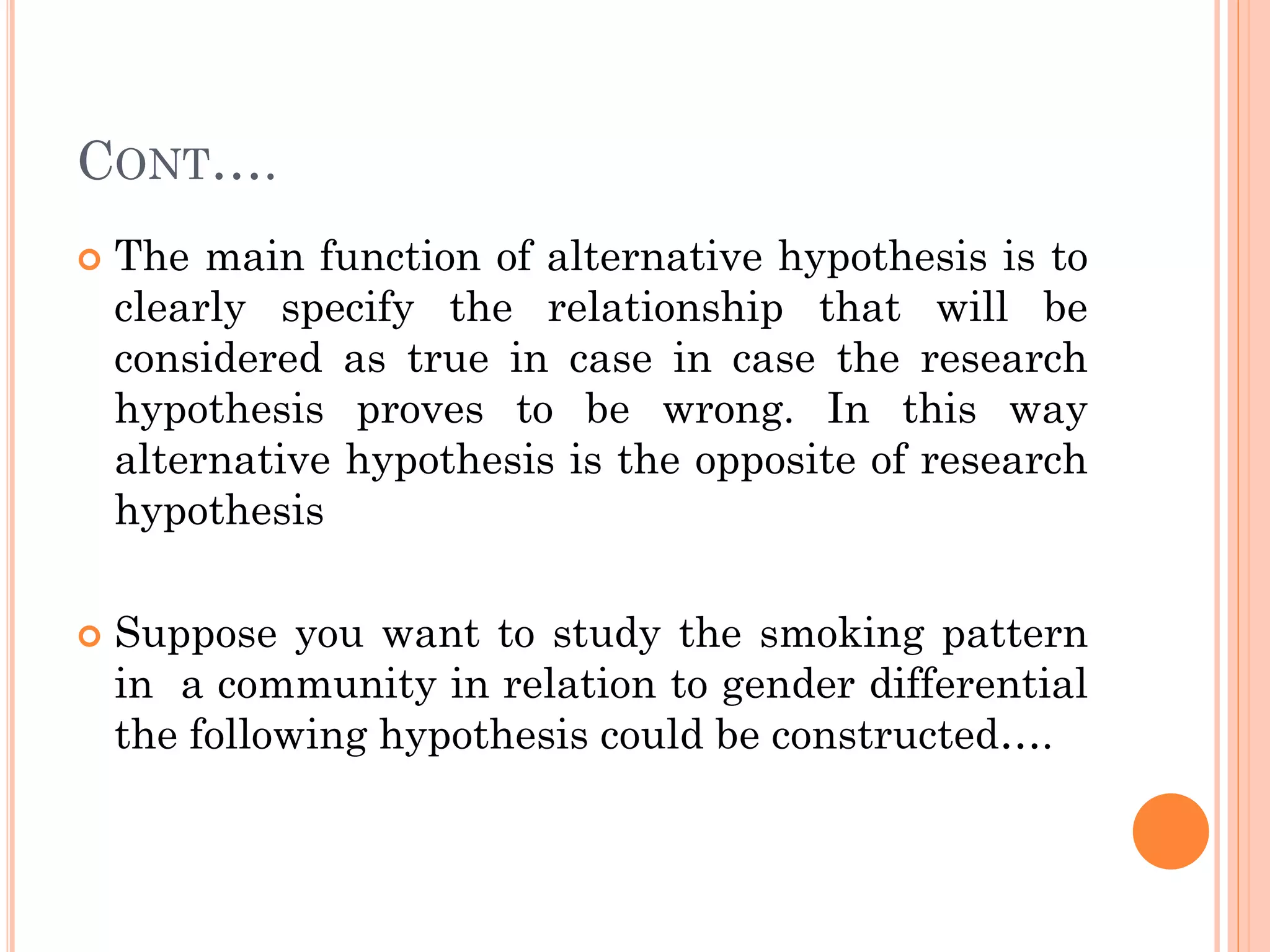 Contructing hypothesis | PDF