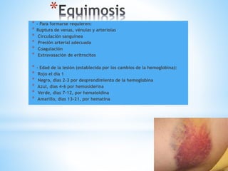 Contuciones Medicina Legal | PPTX