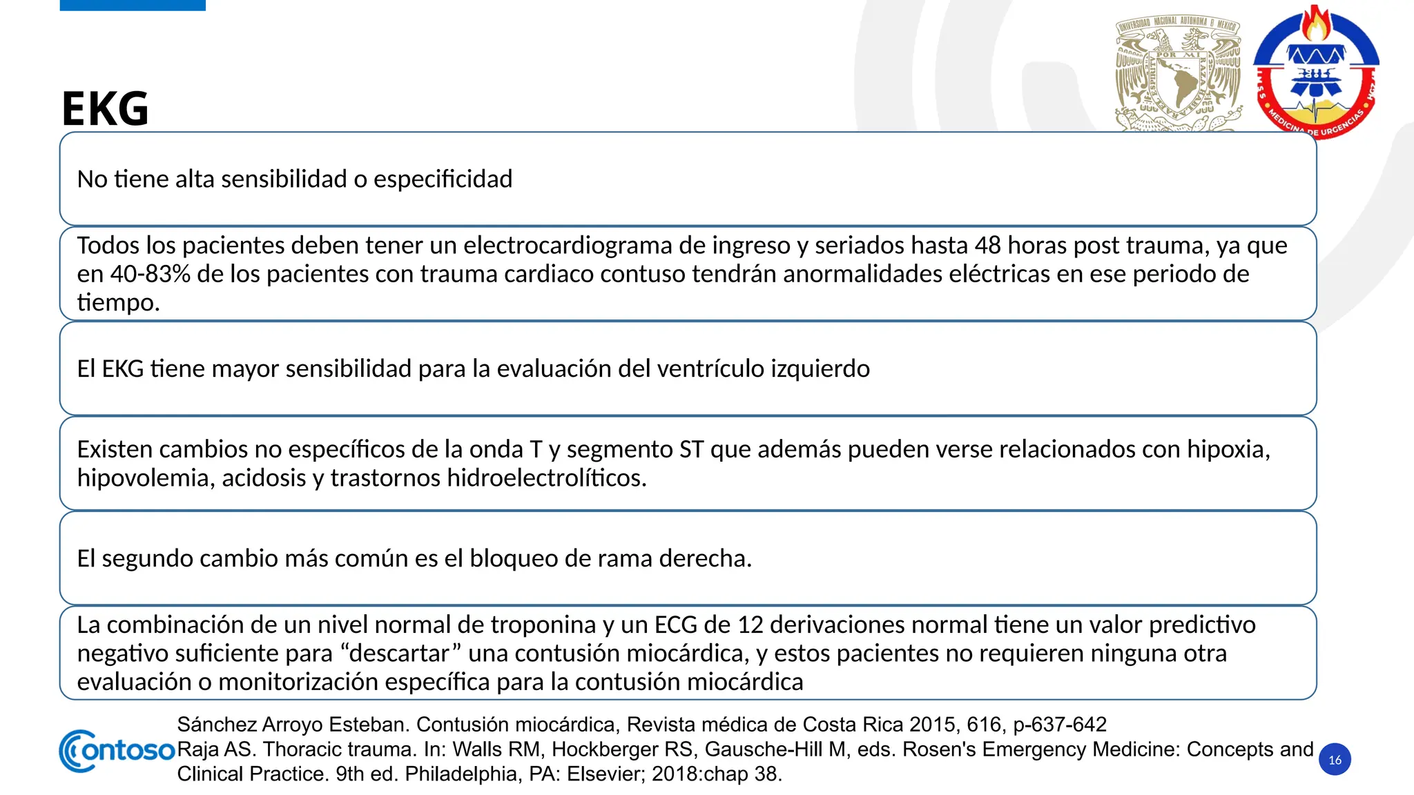 Contusión miocárdica, trauma de torax.pptx