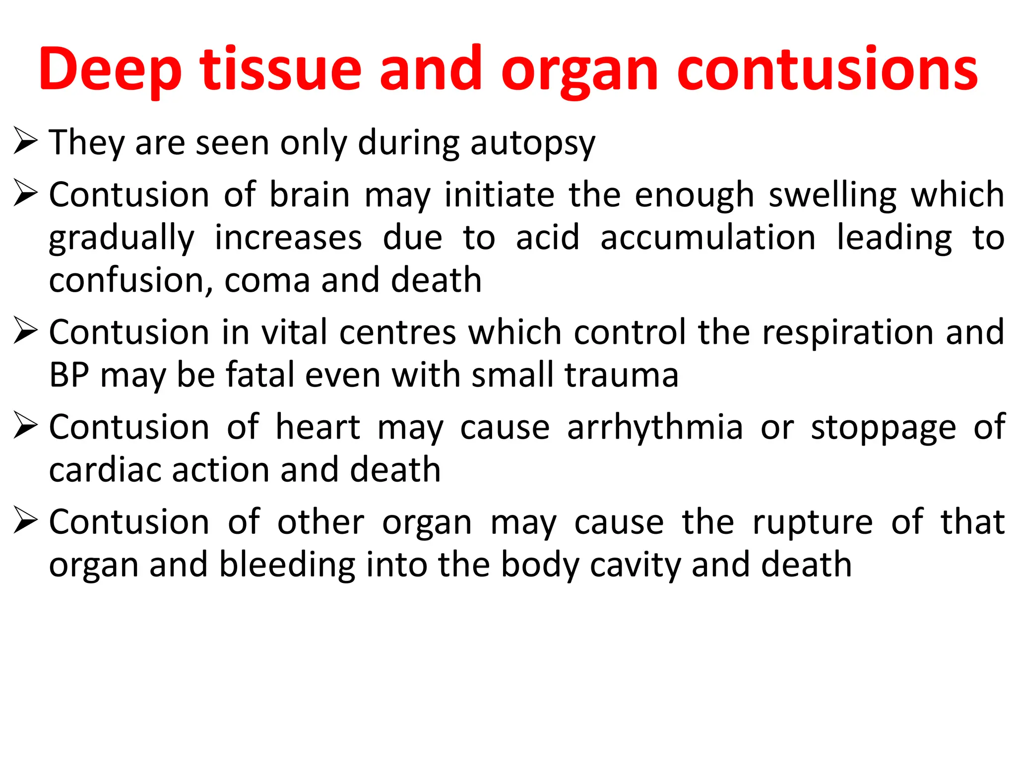 Contusion - A physical injury. It happen by any road accident, falling from terrace or using by ...