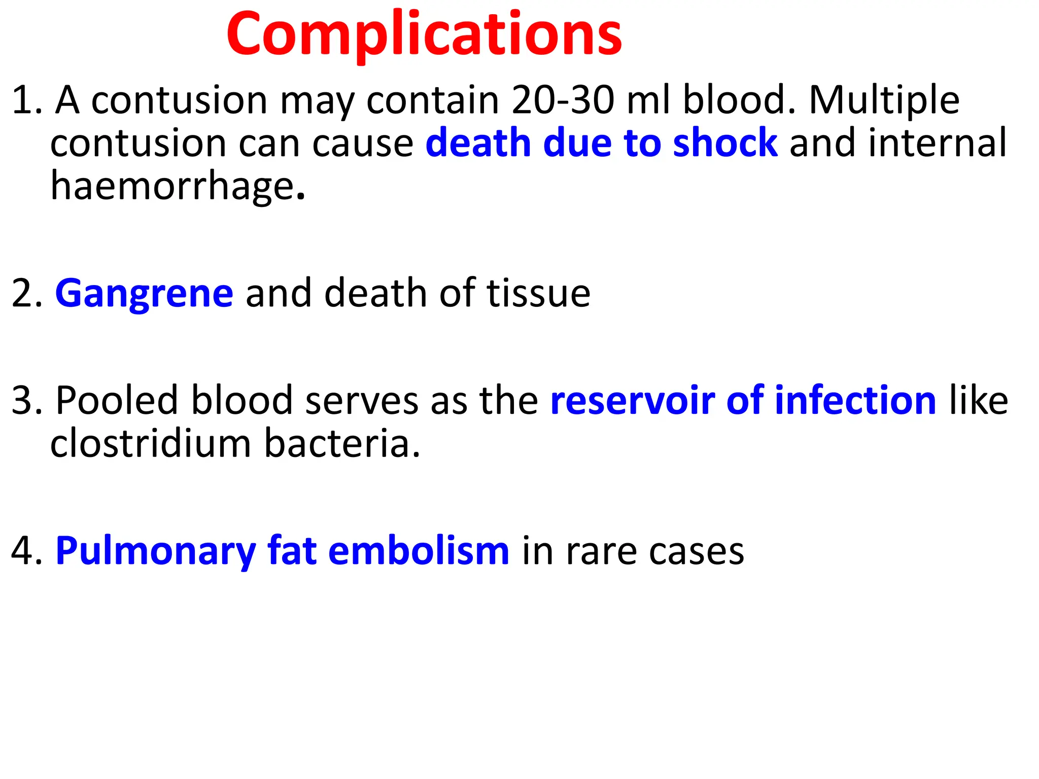 Contusion - A physical injury. It happen by any road accident, falling ...