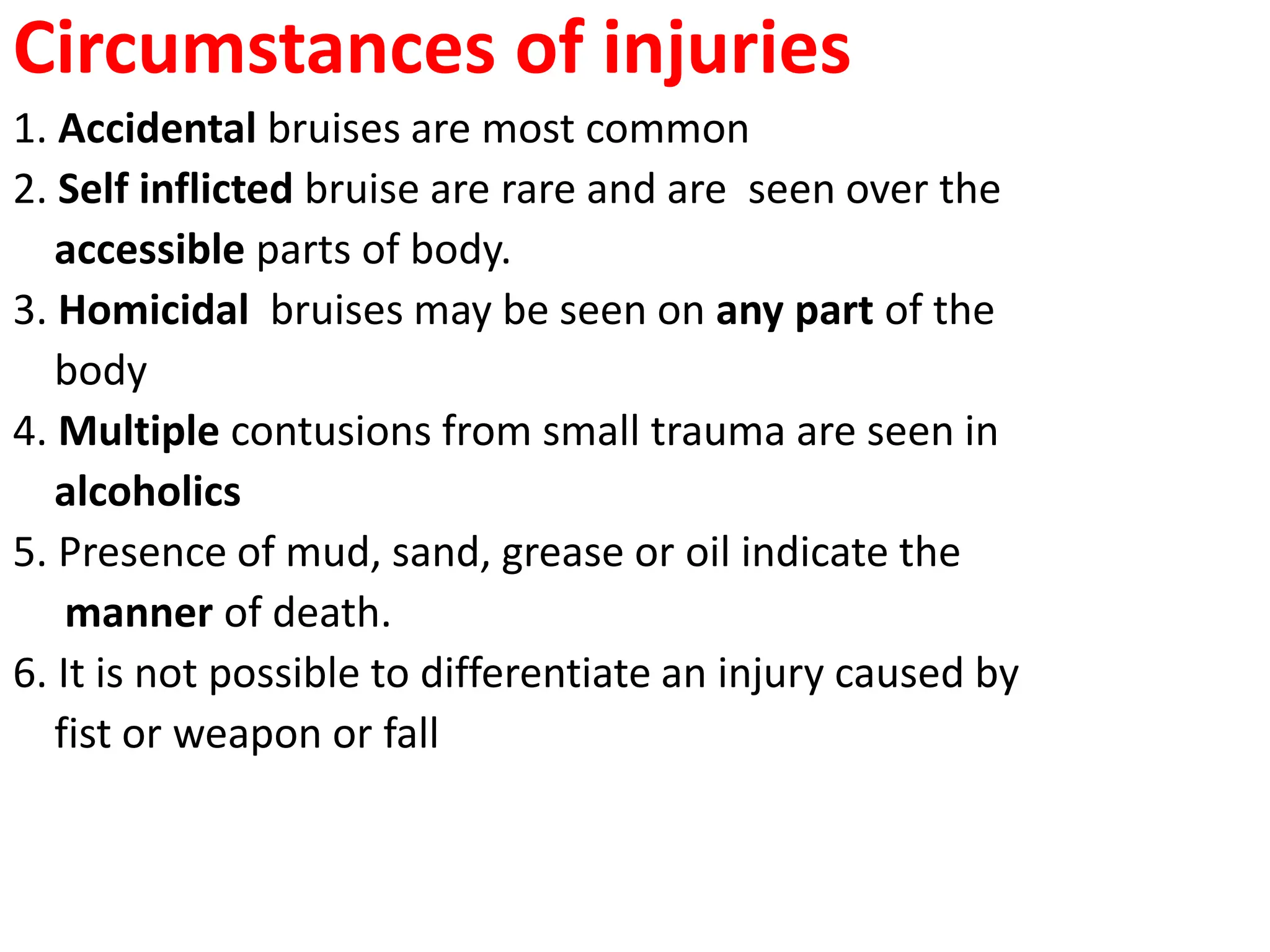 Contusion - A physical injury. It happen by any road accident, falling ...