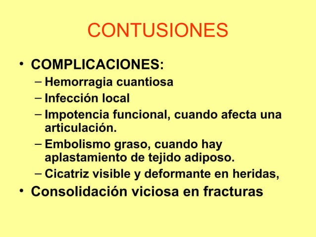 Contusiones cruz roja | PPT