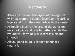 Contusions & abrasions | PPTX