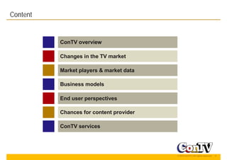ConTV Presentation | PDF